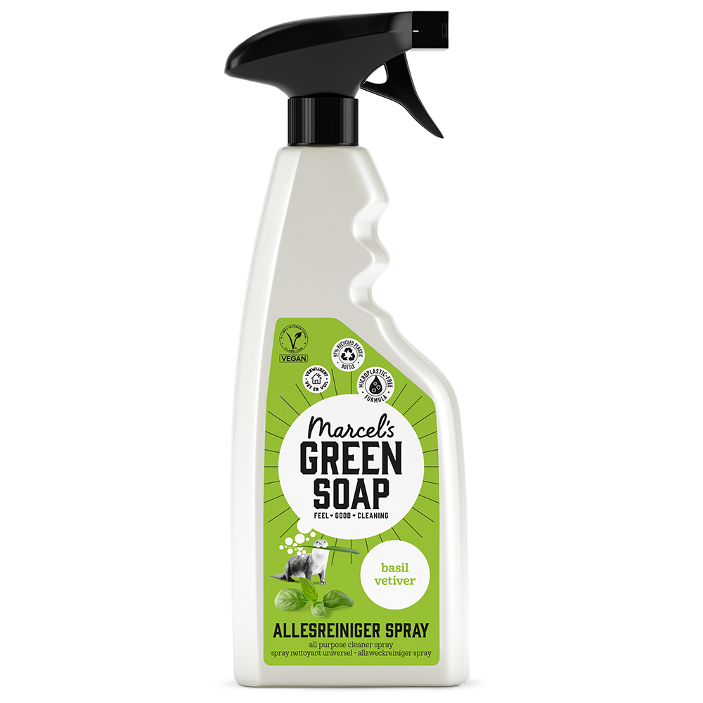 Allesreiniger Spray Basilicum & Vetiver - Vegan - 500ml – Marcel's ...