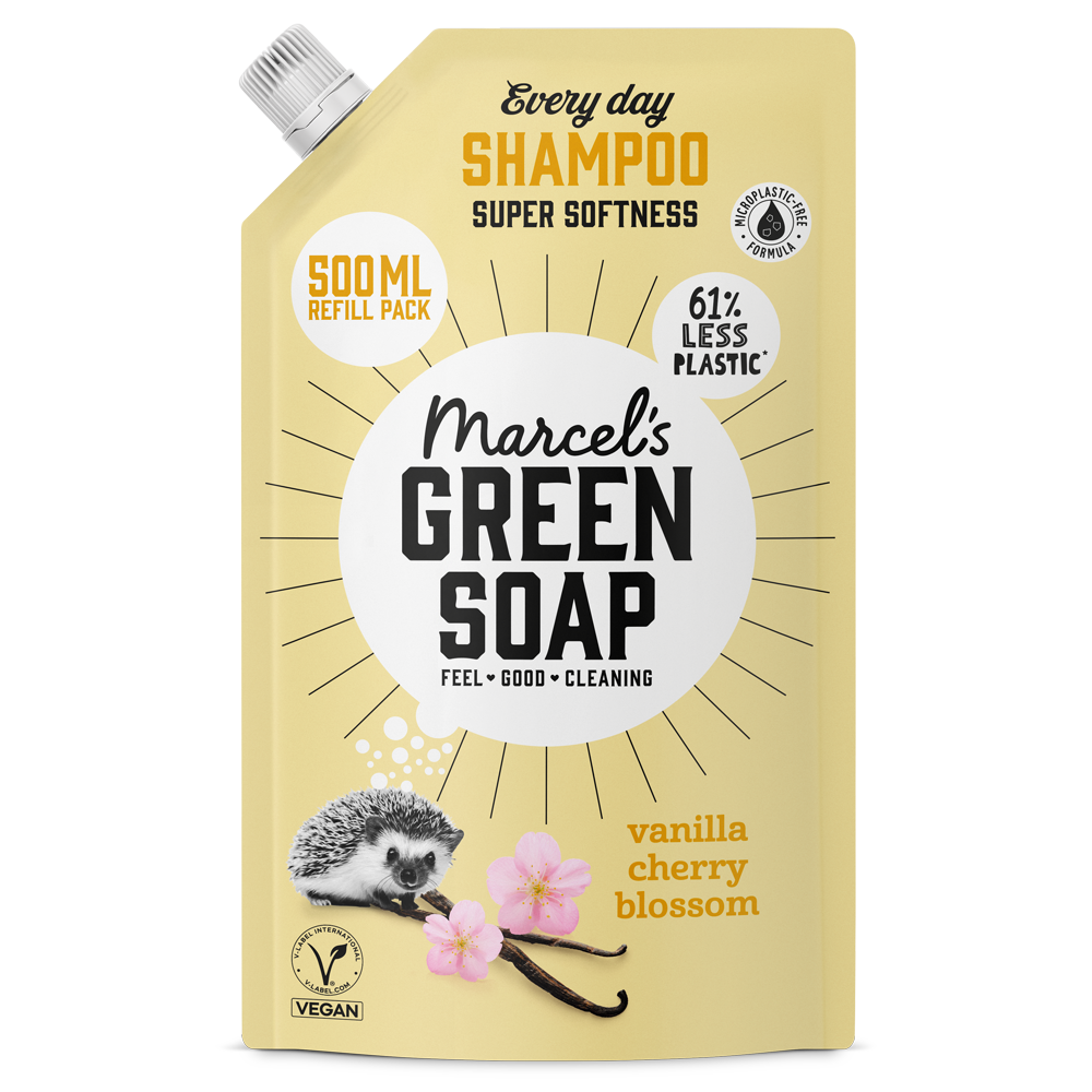 Every Day Shampoo Refill Vanilla & Cherry Blossom – Marcel's Green Soap